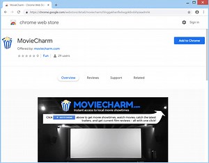 Remove MovieCharm.com Browser Hijacker