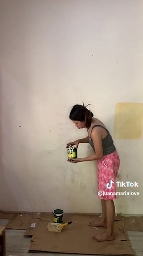 Repainting My Wall with DIY Limewash Paint | Boysen Flat Latex | Wall Painting Vlog