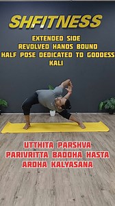 4.9K views · 11 reactions | Extended Side Revolved Hands Bound Half...