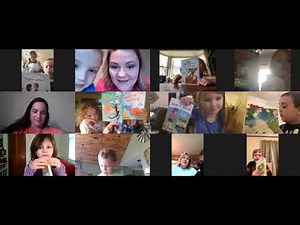 Kinder class treasure hunt on zoom