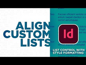 Align Text Only Custom Lists & Menus in InDesign [RESTAURANT MENUS & PRICE LISTS]