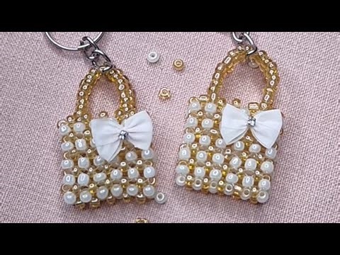 Mini Beaded Bag Keychain Tutorial Part 1