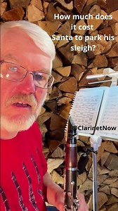 *Dad Jokes* How much does it cost Santa to park his sleigh? #clarinet #dadhumor #clarinetist