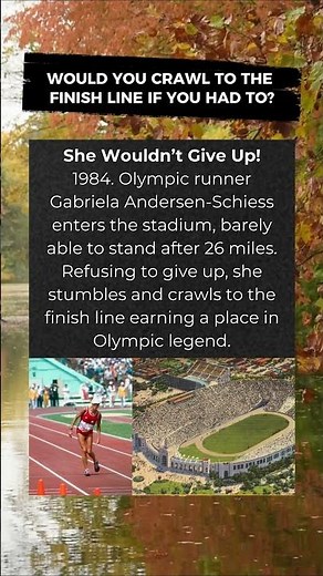 The Marathon Runner Who Crawled to the Finish Line 🏆 #history #shorts