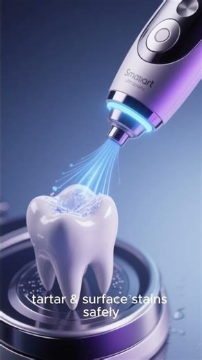 Smart Ultra Sonic Teeth Cleaner – Rechargeable Electric Dental Plaque & Tartar Remover with LED Disp