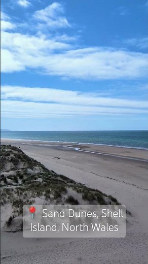 Shell Island, North Wales 🐚 Explore Mochras Beach & Stunning Coastal Views! #shellisland #shorts