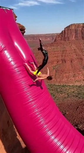 The FORBIDDEN Slip N' Slide! 🚫🌊 (1000ft Drop)