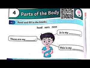 EE 3rd std Malar English work book answers unit 4 Parts of the body