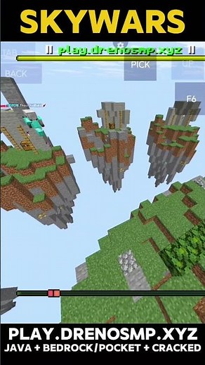 Minecraft Skywars and Lifesteel Server 24/7 Public