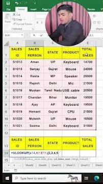 Excel ka SABSE Dangerous Formula 😱 | VLOOKUP Explained in 30 Sec | VLOOKUP easy 🔥😯 #excel #shorts