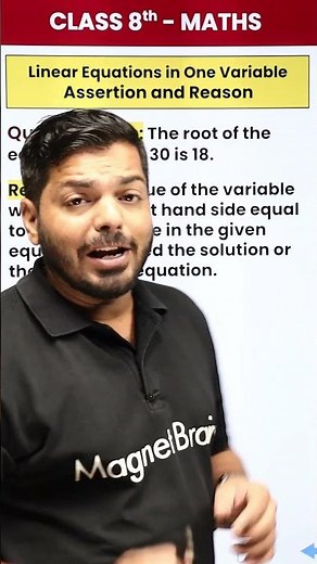 Class 8 Maths Students - Solve Assertion and Reason Questions ! #shorts #ytshorts
