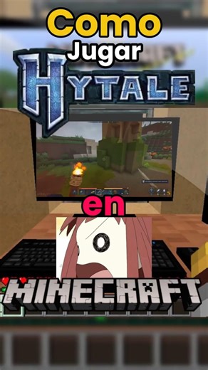 ¿HYTALE en MINECRAFT? 😱 El mod definitivo #shorts #Hytale #Minecraft