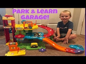 TODDLER PLAYS WITH VTECH GO GO SMART WHEELS PARK & LEARN DELUXE GARAGE! BEST VIDEOS FOR TODDLERS!