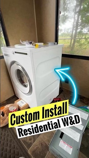 Installing residential washer & dryer in RV