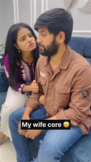 My wife core 😂.. #savisha #couplecomedy #funny #ytshorts #trendingvideo #husbandwifefunnyjokes
