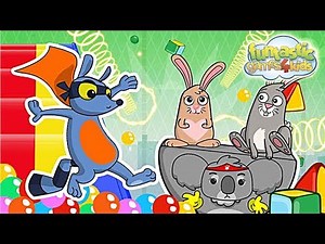 Los Numtums en español, Jorge el Curioso aprende a contar con Los Numtums, juego en español