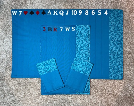 Samba, Canasta, Hand and Foot, Card Game Mat Set - Etsy