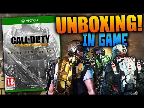 Advanced Warfare! "ATLAS PRO EDITION"! Unboxing in game!! TheGrefg