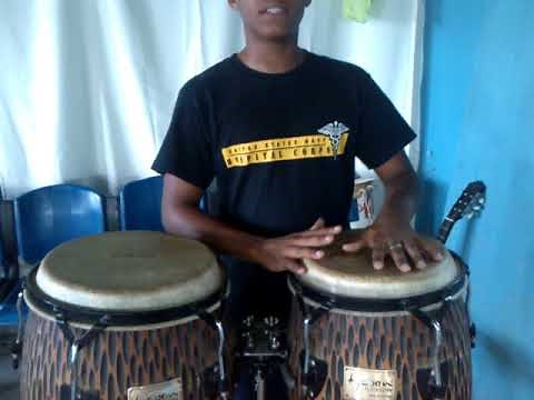 como tocar coros cristianos en conga- facil