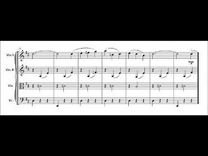 Gymnopédie no. 1 E. Satie for easy string quartet