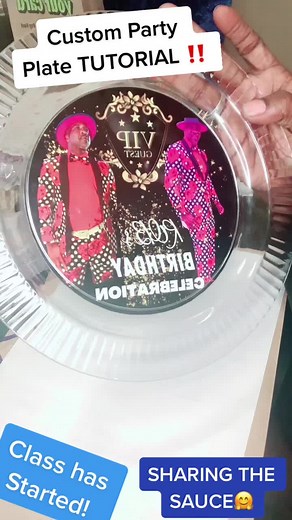 Custom Party Plate TUTORIAL ‼️