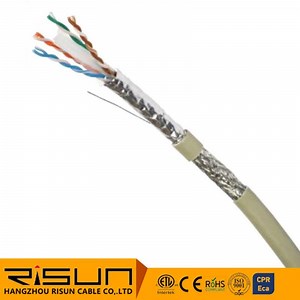 [Hot Item] Network LAN Cable Cat 6A S/FTP CPR Dca Communication Wiring Highspeed