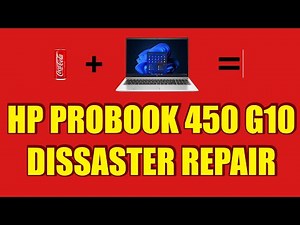 HP ProBook 450 G10 Repair – Solving a Sticky Keyboard Issue