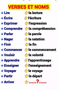 275K views · 1.2K reactions | Verbes et noms  #grammaire_française | MERCI Professeur | Facebook