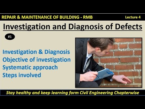 RMB - 4 / Investigation and Diagnosis of building defects / part 1