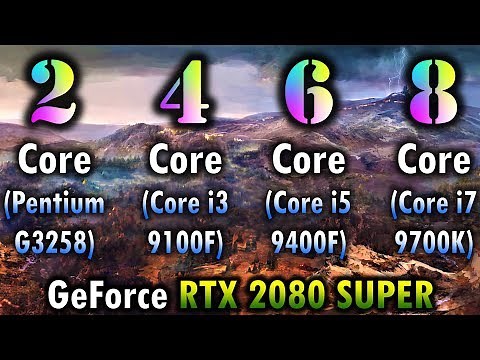 2 Core vs 4 Core vs 6 Core vs 8 Core | 1080p 1440p PC Gameplay Benchmark