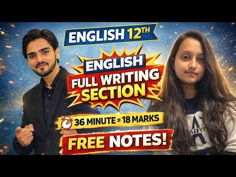 CLASS 12 ENGLISH | WRITING SECTION COMPLETE | Article/Report/Invitation/Letter/Notice | free notes
