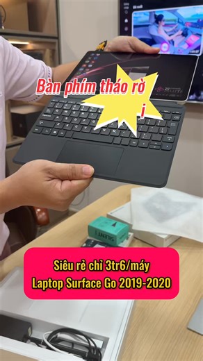 1.1K reactions · 56 shares | Chỉ 3tr6/máy.Laptop Surface Go 2019-2020 có thể dùng được Sim 4G,siêu tiện lợi cho 1 chiếc laptop chỉ 10.5in #laptop #SurfaceGo #laptopgiare | LapTop Nhập Khẩu Nhật Mỹ | Facebook