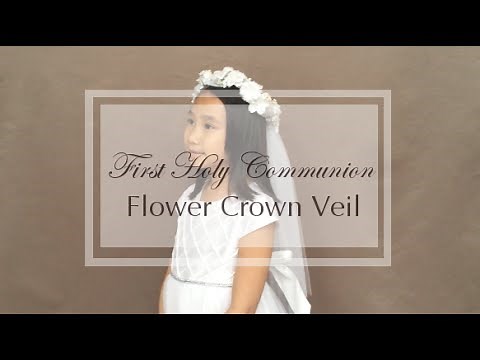 DIY Flower Crown : Flower Girl & First Communion