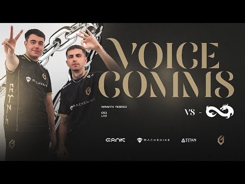 GANK vs. Eternal Fire | VOICECOMMS | Wraith TESFED CS2 Ligi