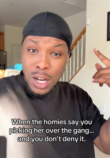 • “When the homies say you picking her over the homies… and you don’t deny it. #viral #vibes #girl #homies