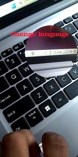 # change' language short cut key # windows 11 💻