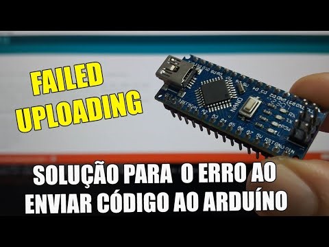 Como resolver erro com arduíno: Failed uploading - Uploading error: exit status 1 