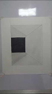 🔳 Impossible 3D Square Illusion Drawing #shorts #viral