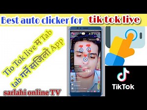 Best auto clicker for tik tok live Automatic Tap Tap app full setting ‪@SarlahiOnlineTV‬