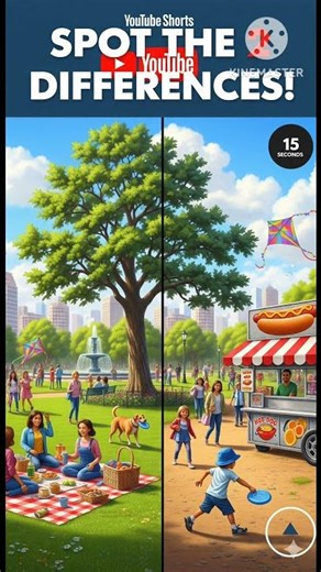 🔥 “Can YOU Spot the 2 Differences in 15 Seconds? 👀 #BrainTeaser #viralvideo #PuzzleChallenge #Shorts