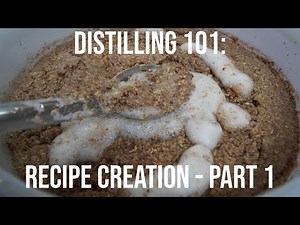 Distilling 101: Recipe Creation - Part 1 (Recipe Bases, Ratios, and Resources)