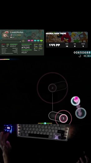 hard rock is too hard #osu #osugame #osugameplay #livehighlights#tiktoklive