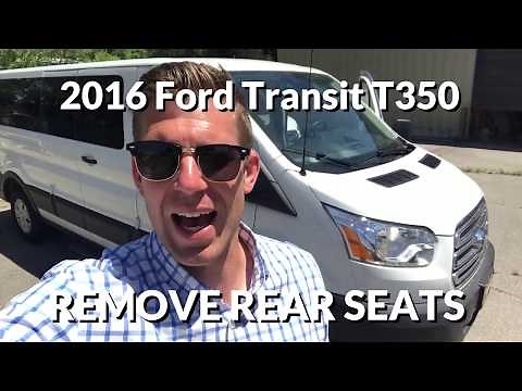 How to Remove Rear Seats in Ford Transit - 3 Step Process!