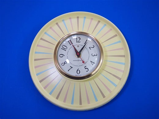 Vintage GE General Electric Telechron Model 2122 Sunburst Wall Clock Updated Quartz Movement - Etsy