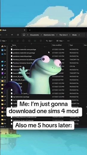 How big is your sims 4 mods folder? Let’s hear it #sims #sims4 #sims4mods #sims4cc #thesims4
