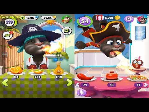 My Talking Tom 1 VS My Talking Tom 2 Android Gameplay HD