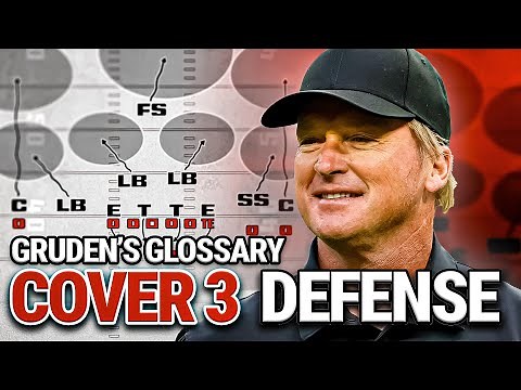 Gruden Explains Cover 3 Defense | Gruden’s Glossary