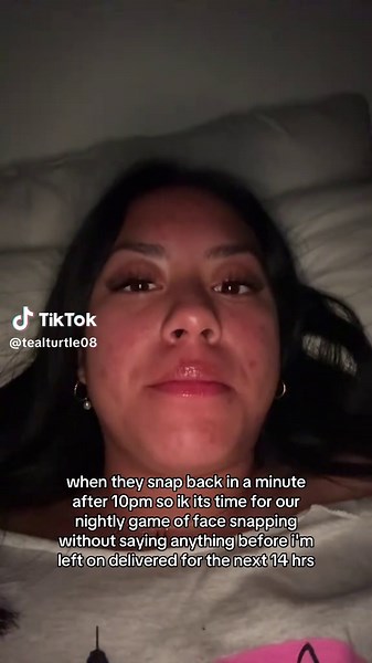 No Words Needed: Our Nightly Face Snapping Game