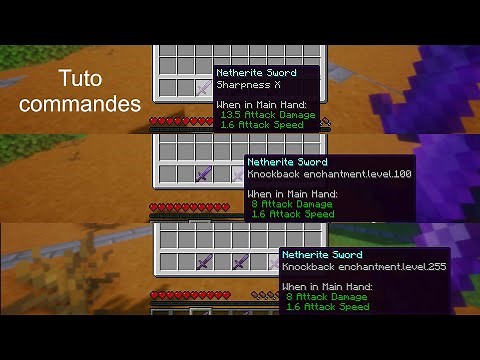 Avoir une Épée Tranchant 255 ! Tuto Minecraft Rapide
