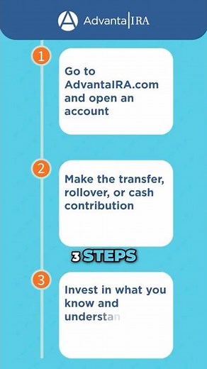 3 Easy Steps - How to Set Up Your Self-Directed IRA #selfdirectedira ##advantaira